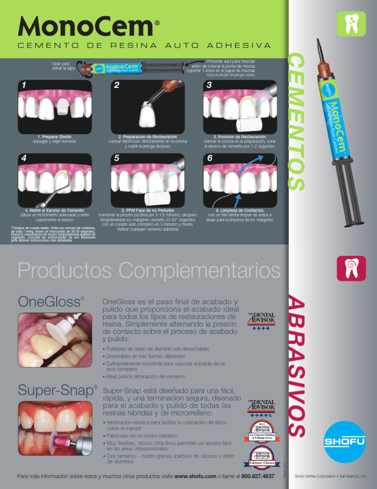 MonoCem Step by Step QRG ES | PDF | Cemento | Sector secundario de la economía