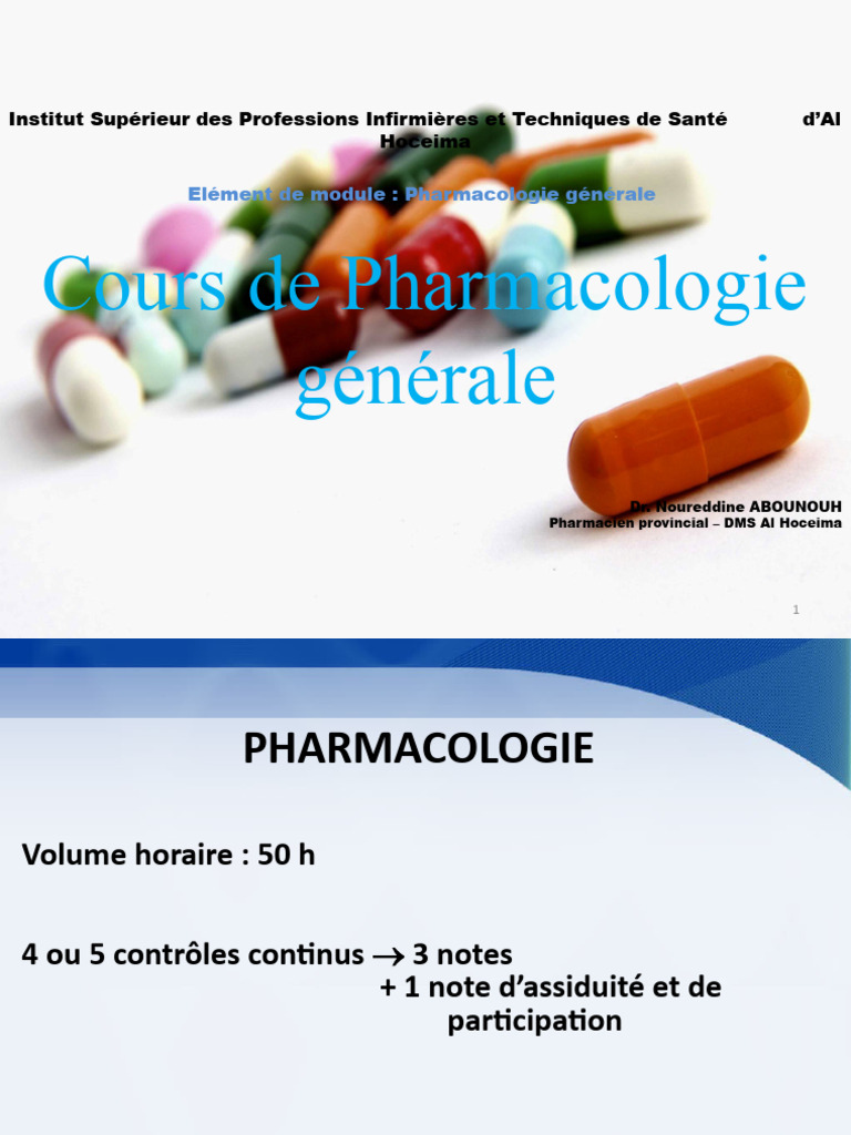 Pharmacologie Générale | PDF | Médicament générique | Médecine
