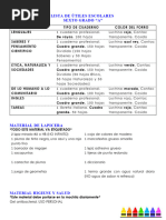 Vocabulario Quinto Grado | PDF