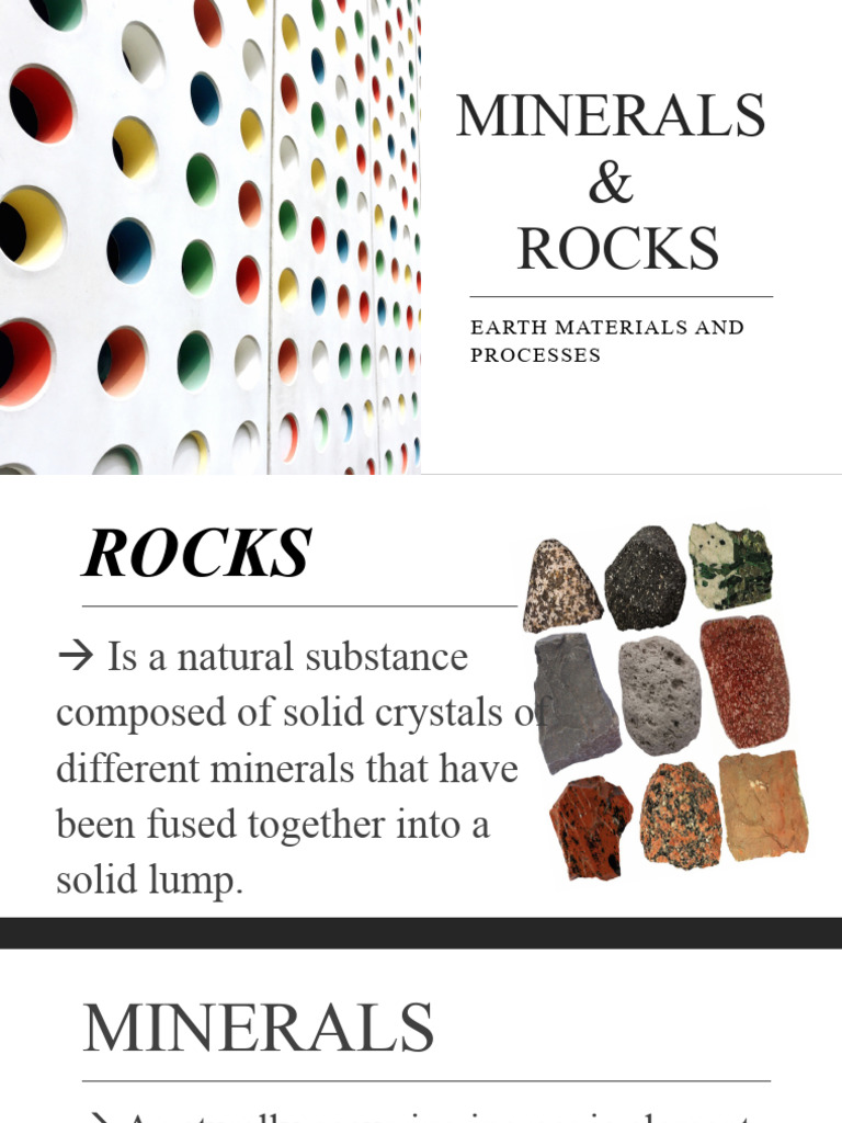 Earth Materials and Processes | PDF | Rock (Geology) | Igneous Rock
