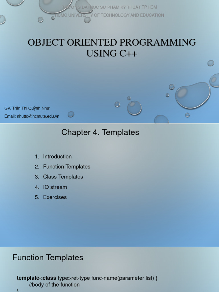 Chapter 4. Template | PDF