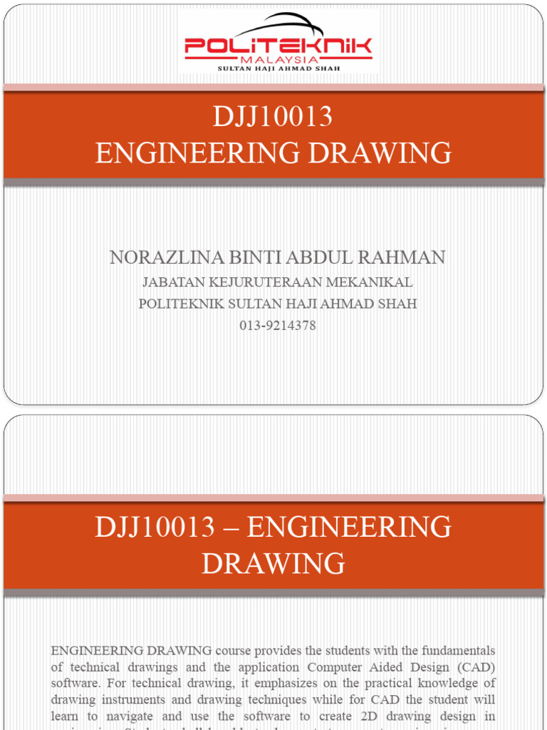 Introduction To Technical Drawing | PDF | Technical Drawing | Drawing