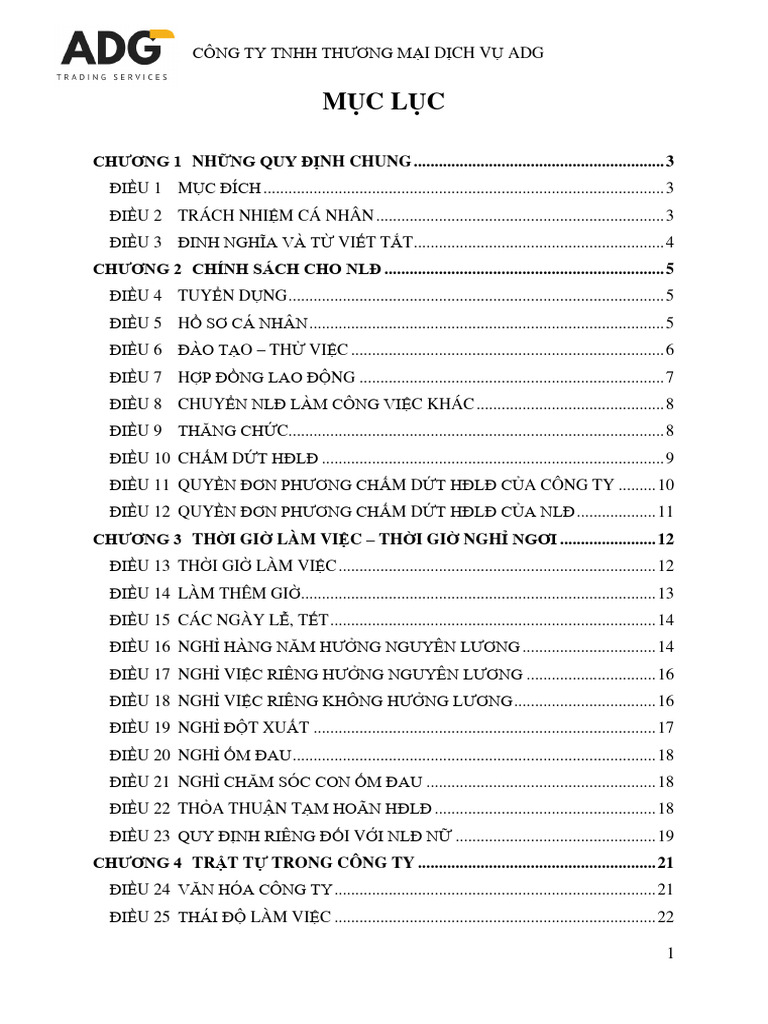 ADG Regulations | PDF