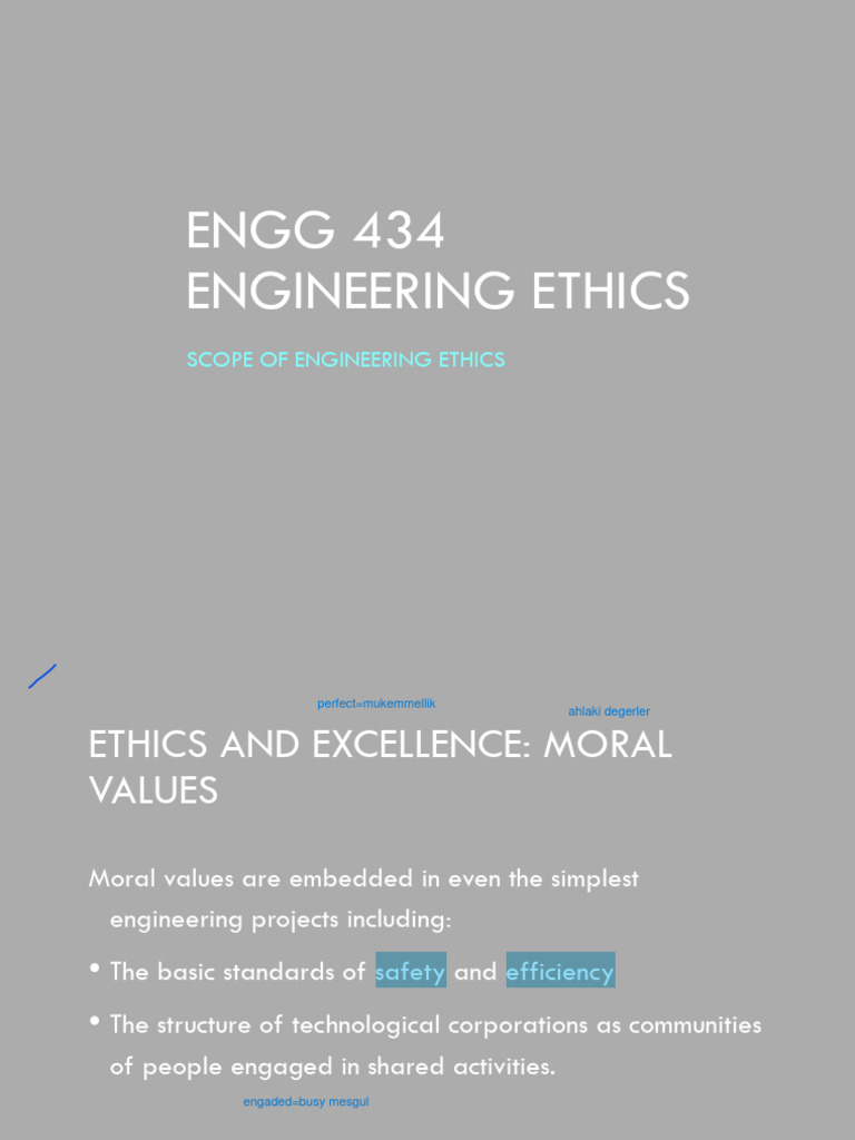 Scope of Engineering Ethics | PDF | Morality | Engineering