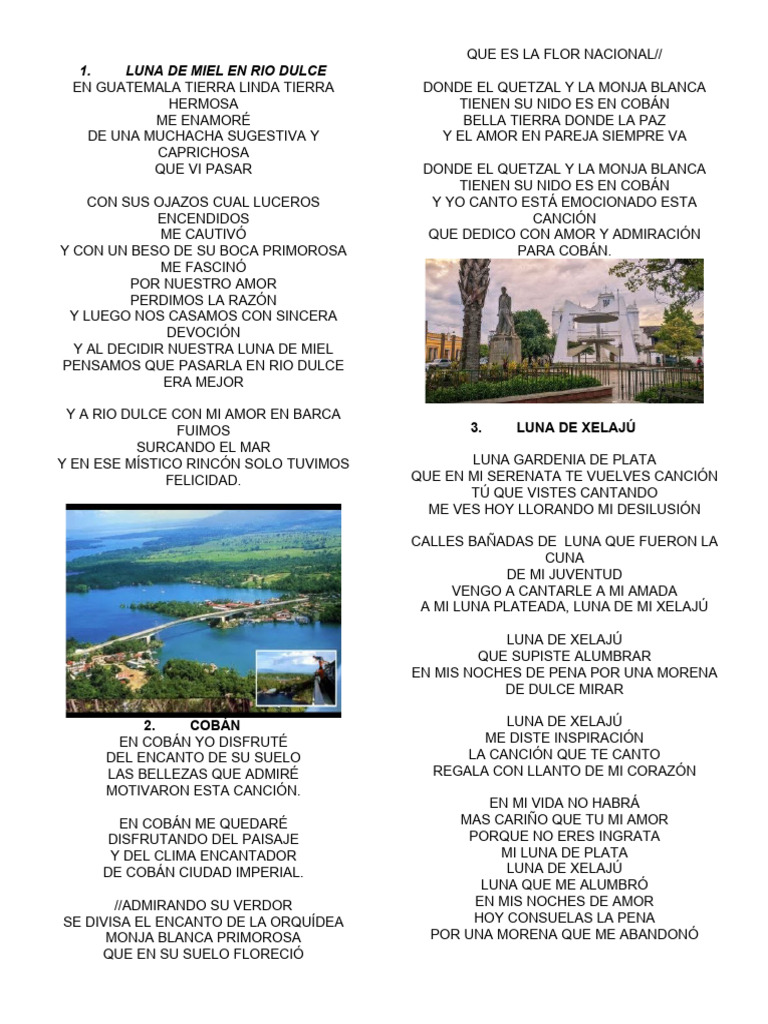 20 Canciones de Guatemala | PDF | Guatemala