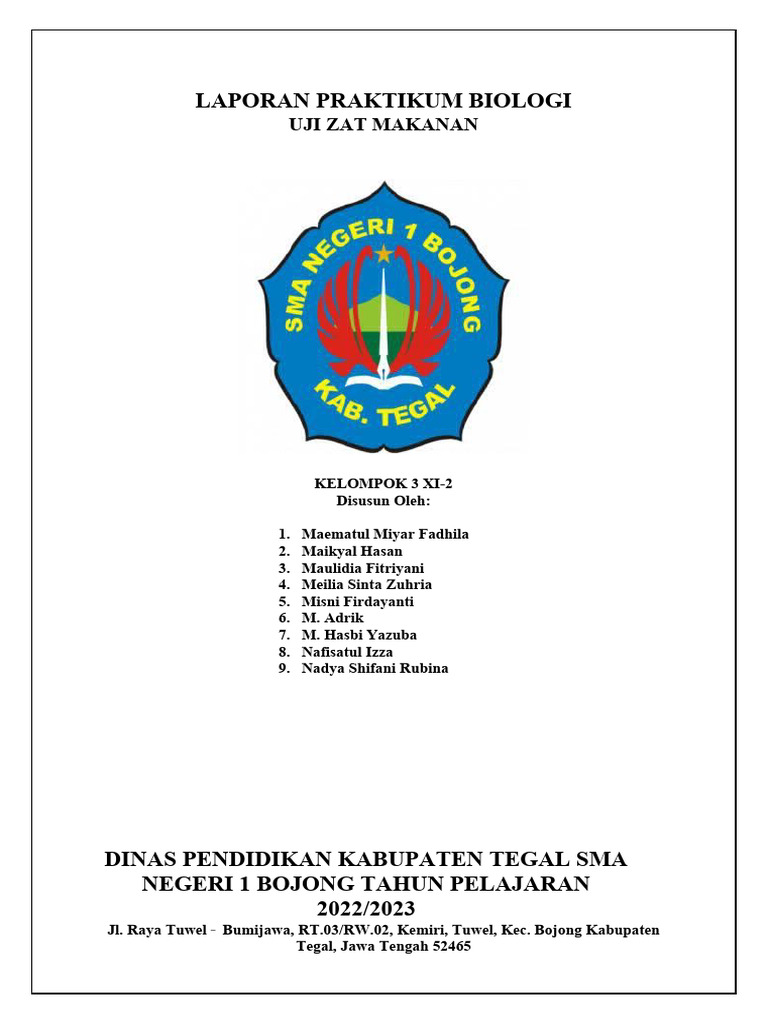 Laporan Projek Fisika Kelompok 3 Clear | PDF Laporan Projek Fisika Kelompok 3 Clear | PDF