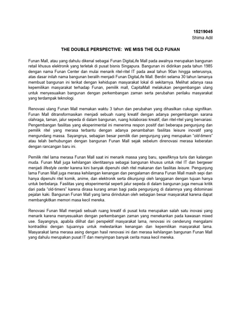 Kritik Arsitektur - Shima Adil - Faidah Kurnia | PDF