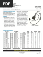 Dry Type Transformer PDF | PDF | Transformer | Components