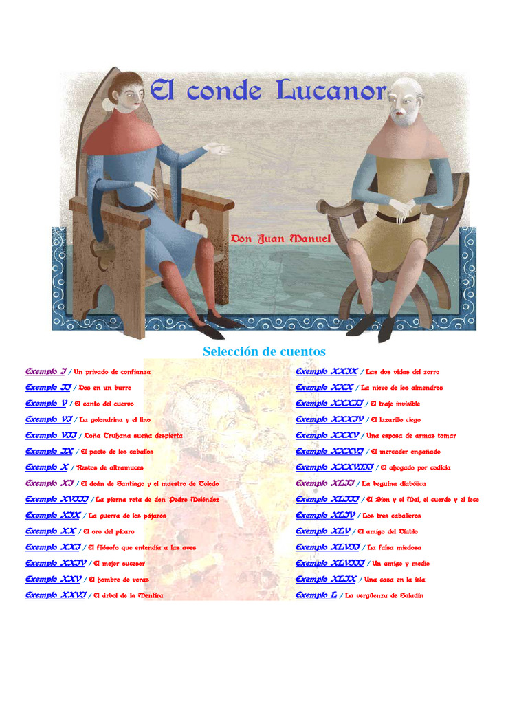 El Conde Lucanor - Selección | PDF | Clásicos