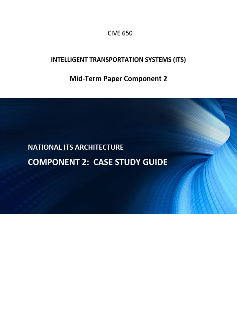 ITS Project | PDF | Traffic | Parking