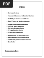 Class 12 Physics: Semiconductor Notes | PDF | Semiconductors | P–N Junction