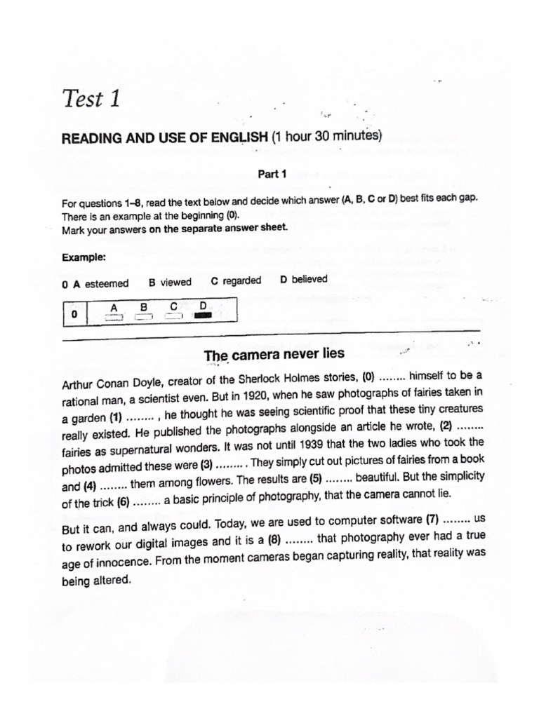 Test 1 CAE | PDF
