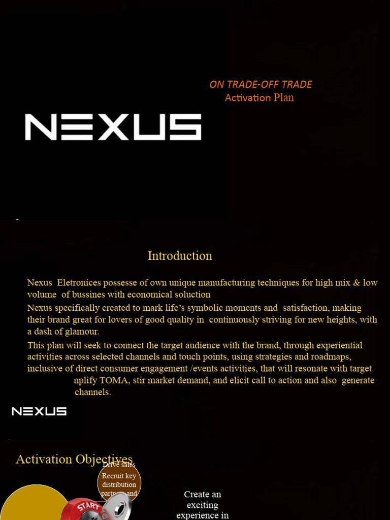 Nexus Trade & Offt Rade Plan | PDF | Brand | Retail