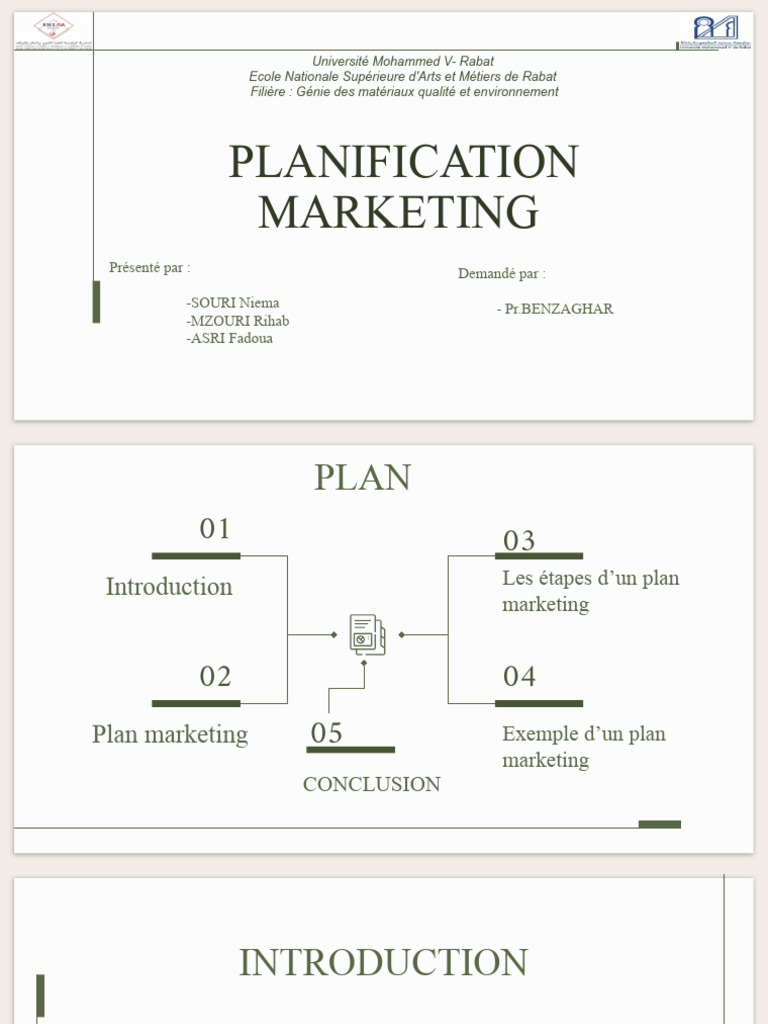 Entrepreunariat Plan Marketing | PDF | Commercialisation | Marque