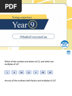 Year 9 Mathematics Autumn White Rose Core B | PDF