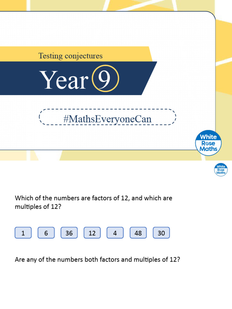 Exploring Multiples and Conjectures | PDF | Numbers | Prime Number