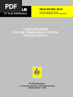 SPLN S5.007 - 2023 Pola Operasi GI | PDF