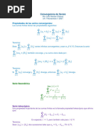 Ejercicios de Series en Cálculo II | PDF | Integral | Logaritmo