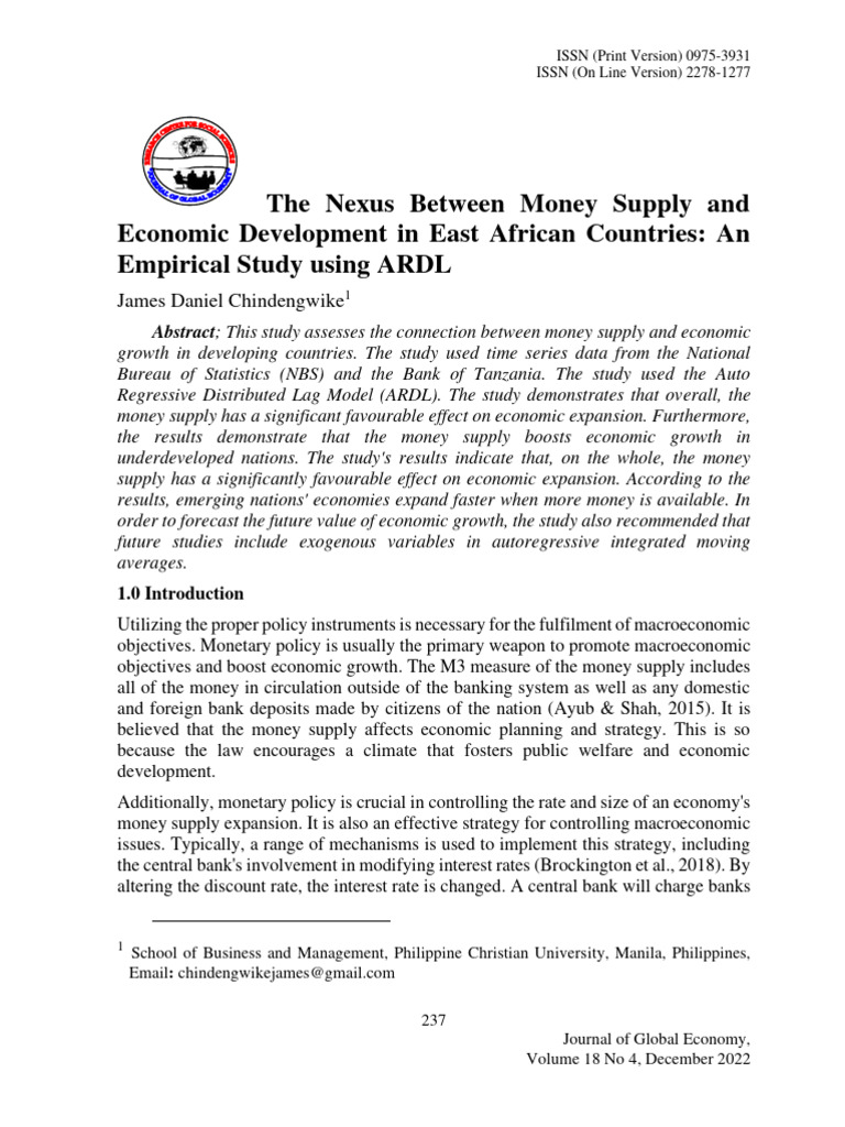 Academia Edi | PDF | Monetary Policy | Money Supply
