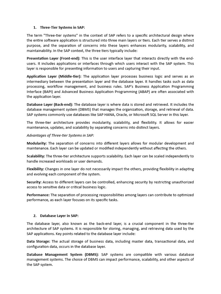 Rangkuman Resume 8 FmySAP Technology | PDF | Databases | Software Engineering