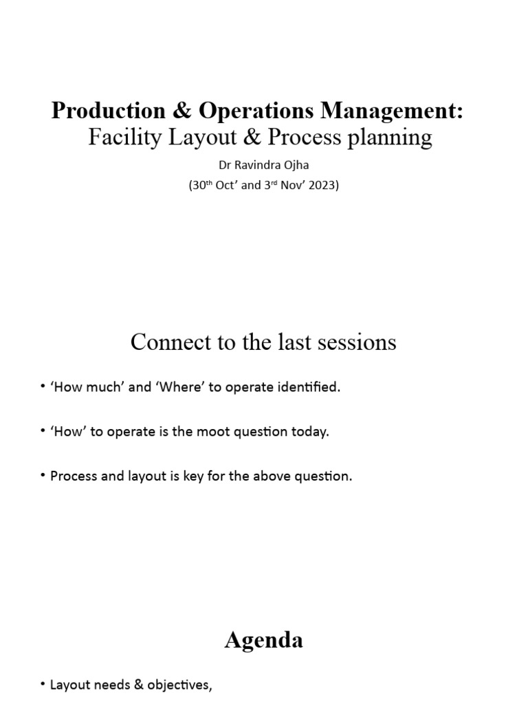 Session 5&6 - Process - Layout Planning | PDF | Inventory | Production ... Session 5&6 - Process - Layout Planning | PDF | Inventory | Production ...