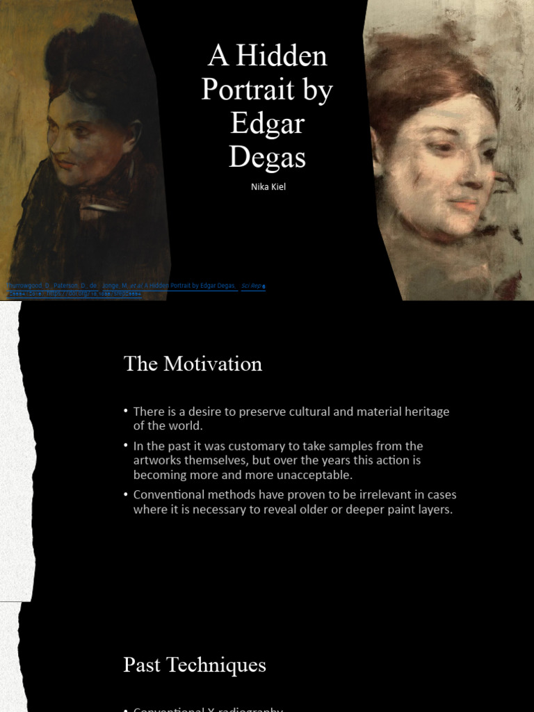 A Hidden Portrait by Edgar Degas | PDF | Microscopy | Edgar Degas