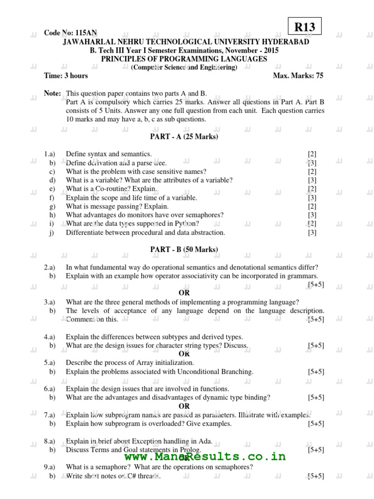 PPL 1 | PDF | Programming Language | Computer Science