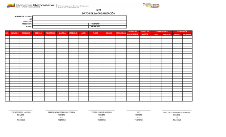 Formato Dt9 Unica-2 | PDF