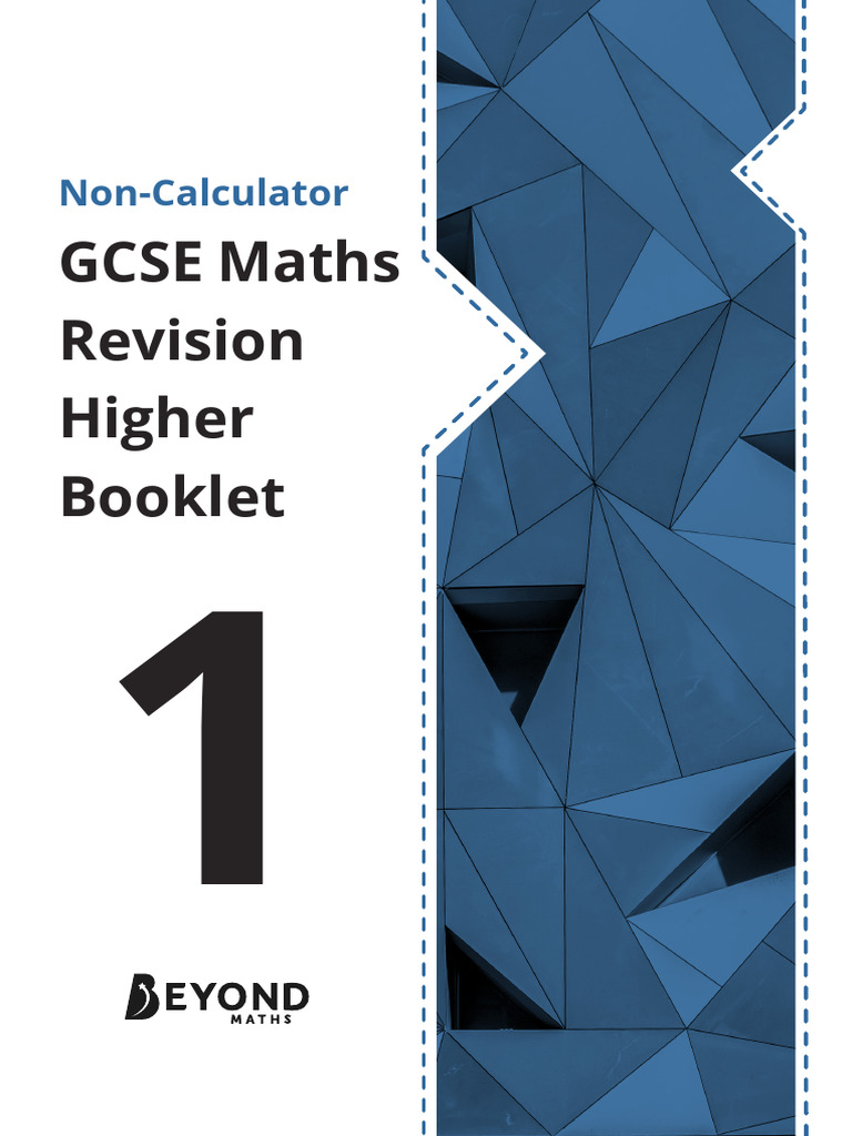 (Booklet) KS4 Mastery Higher 1 - Questions - Single Pages | PDF | Area ...