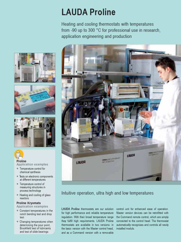 LAUDA Proline Ats | PDF | Thermostat | Pump