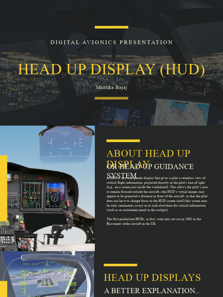 Overview of Aircraft Head-Up Displays | PDF | Aviation | Optics