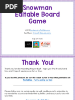 Action Verbs Board Game | PDF