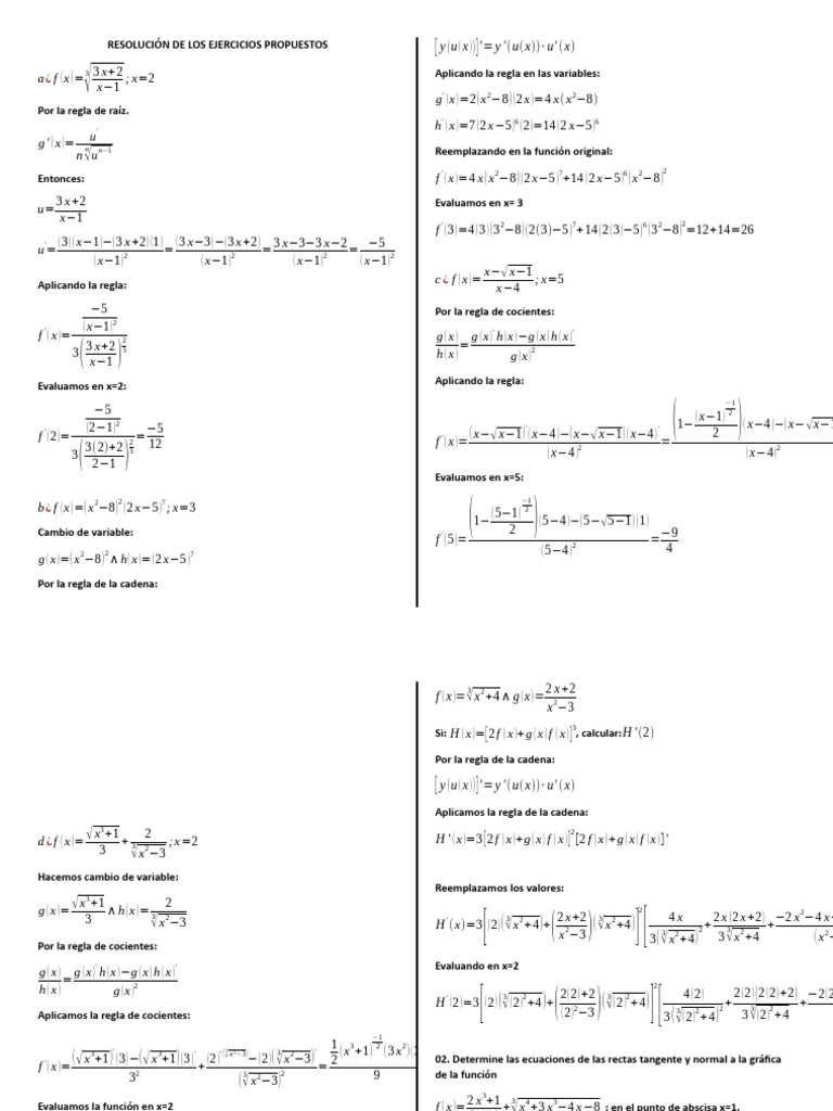 Resolución de Los Ejercicios Propuestos | PDF | Línea (geometría) | Geometría