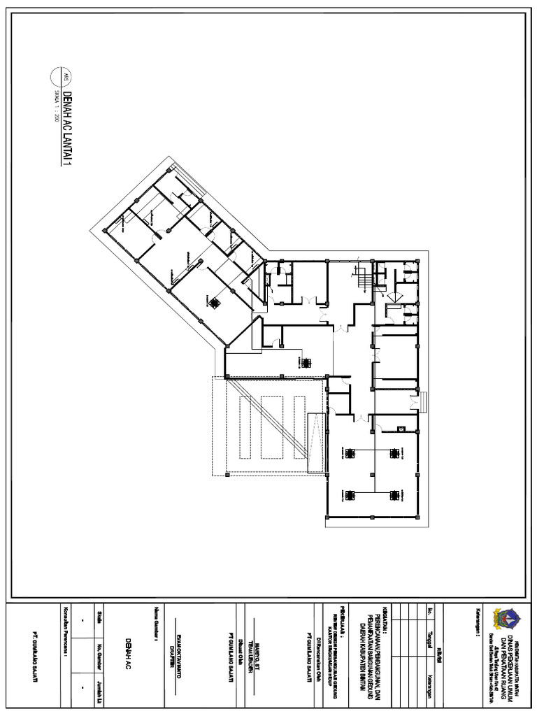 Denah Ac DLH LT 1 | PDF