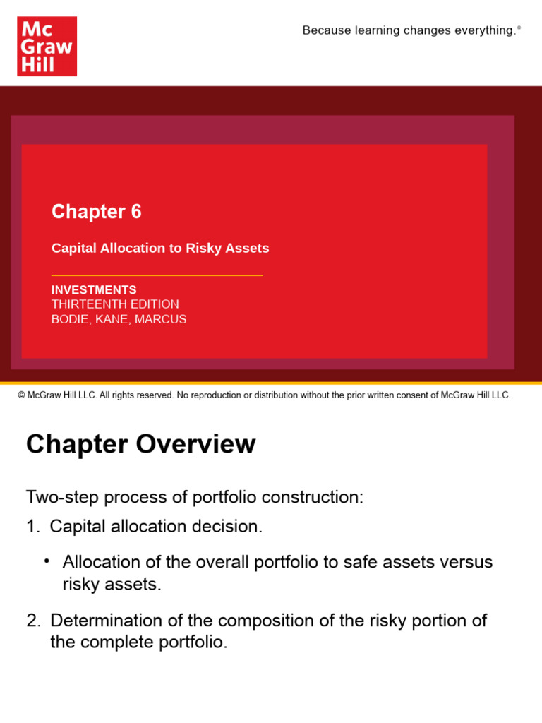 Bodie Investments Ch06 | PDF | Risk Aversion | Risk