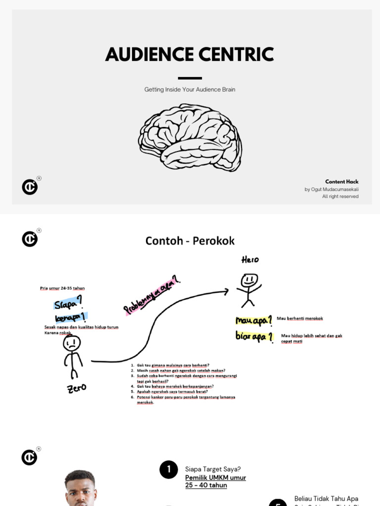 Audience Centric: Getting Inside Your Audience Brain | PDF