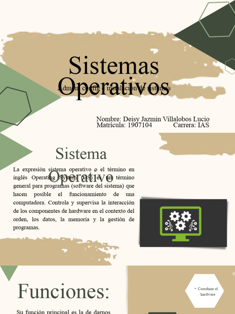 Sistemas Operativos Deisy 1907104 | PDF | Microsoft Windows | Distribución de Linux