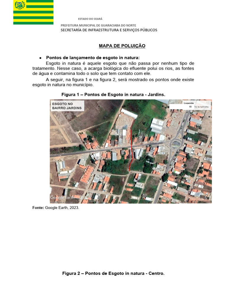 Mapa de Poluição | Download grátis PDF | Desperdício | Águas residuais