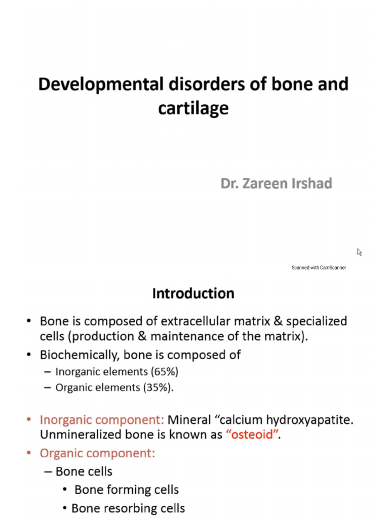 Developmental Disorders of Bone and Cartilage | PDF