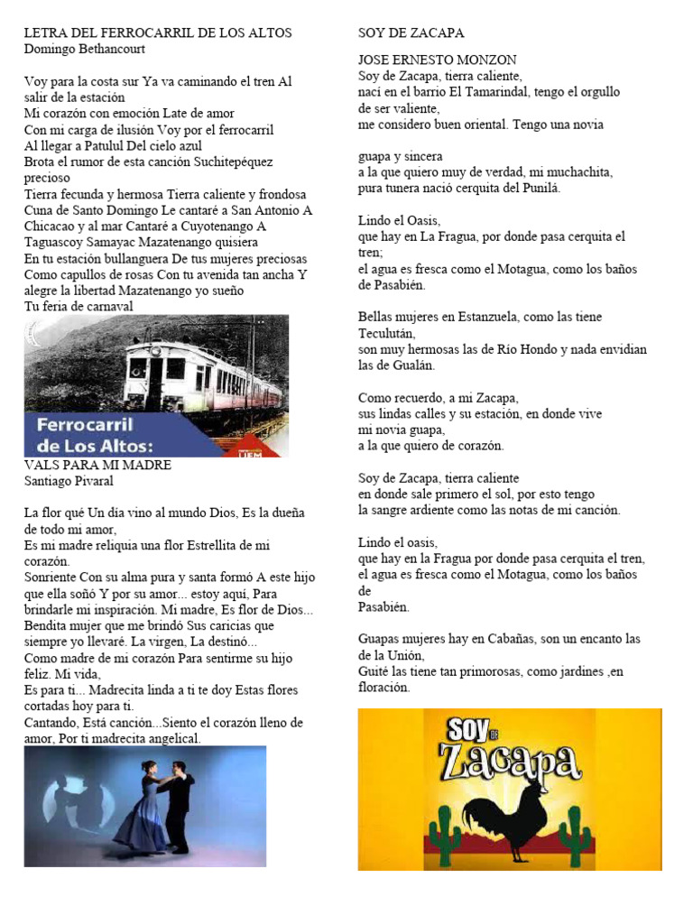 10 Canciones Guatemaltecas | PDF | Guatemala