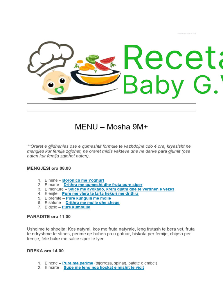 Menu 9 M+ | PDF