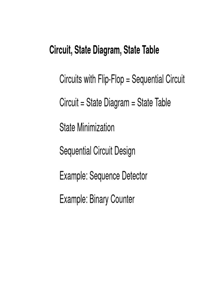 Dld State Diagram | PDF | Digital Technology | Theoretical Computer Science