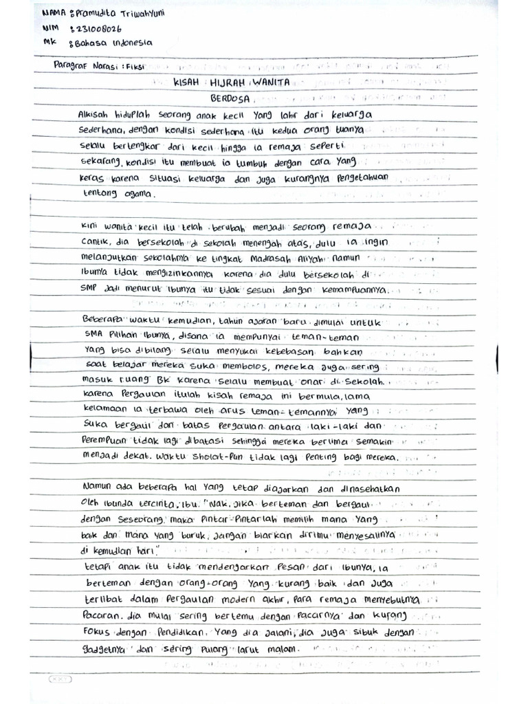 Tugas B.Indonesia AK23-B - Pramudita Truwahyuni | PDF