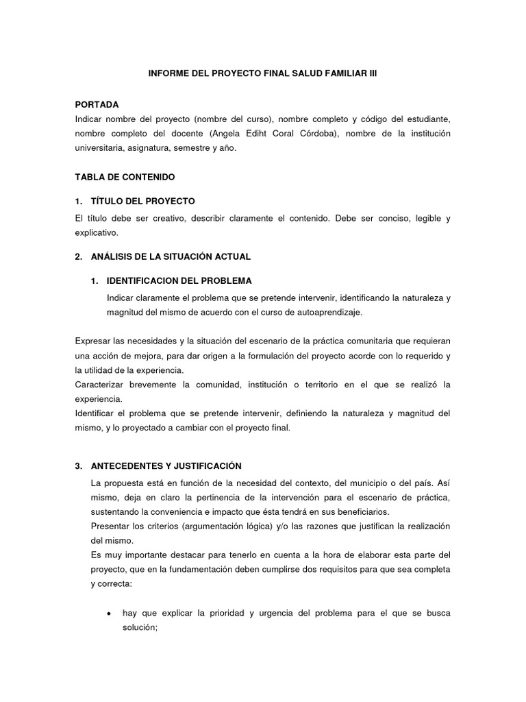 Plantilla Proyecto Final-2 | PDF | Análisis FODA | Science
