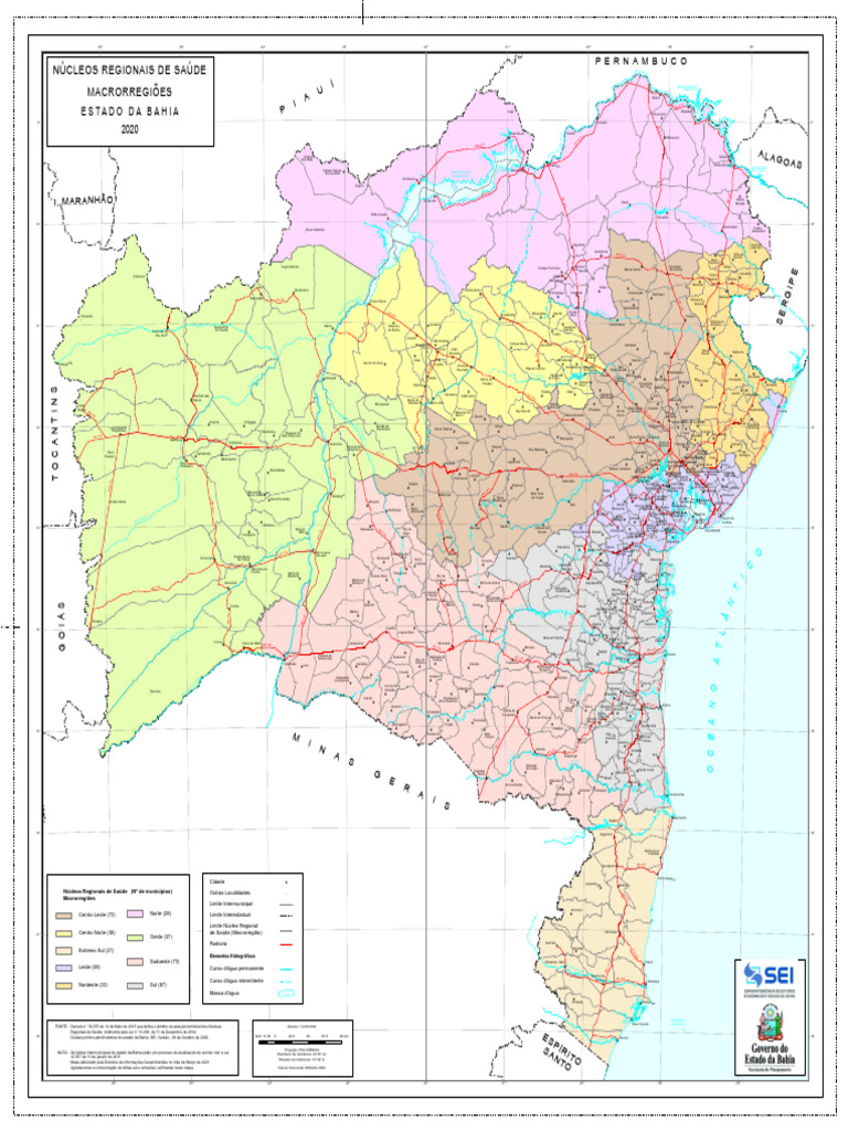 Macrorregiões da Bahia em 2020 | PDF