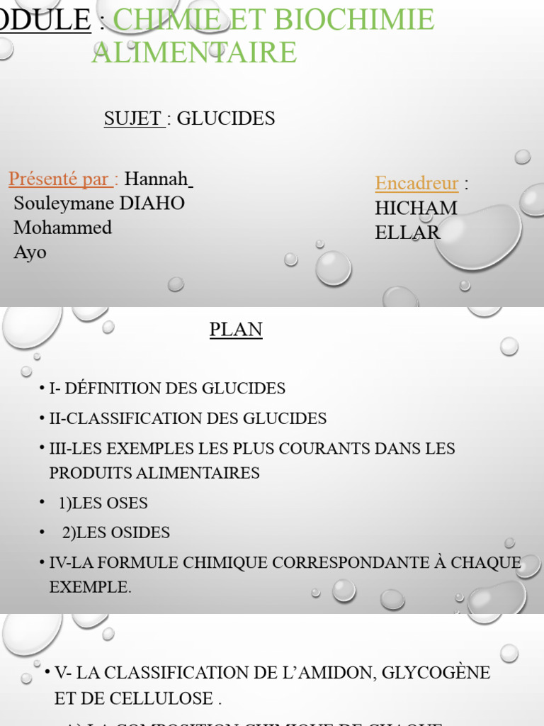 Glucides | PDF | Glucide | Glucose
