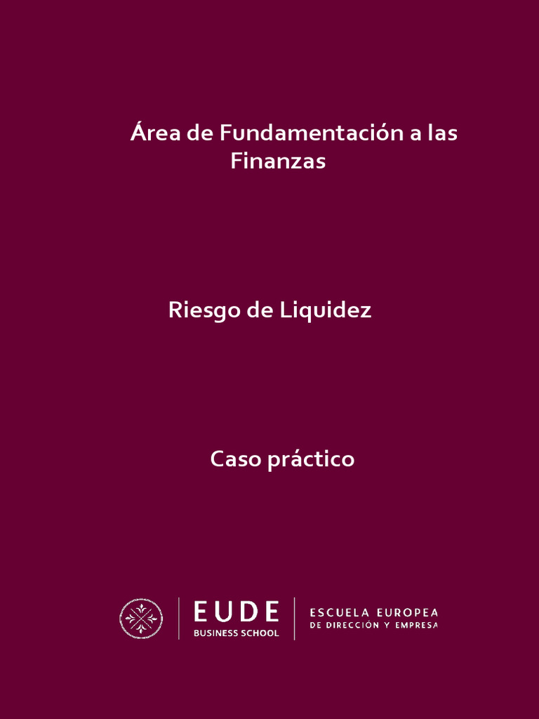 Caso Crisis Shibor UEDE, Riesgo de Liquidez | PDF | Bancos | Liquidez ...