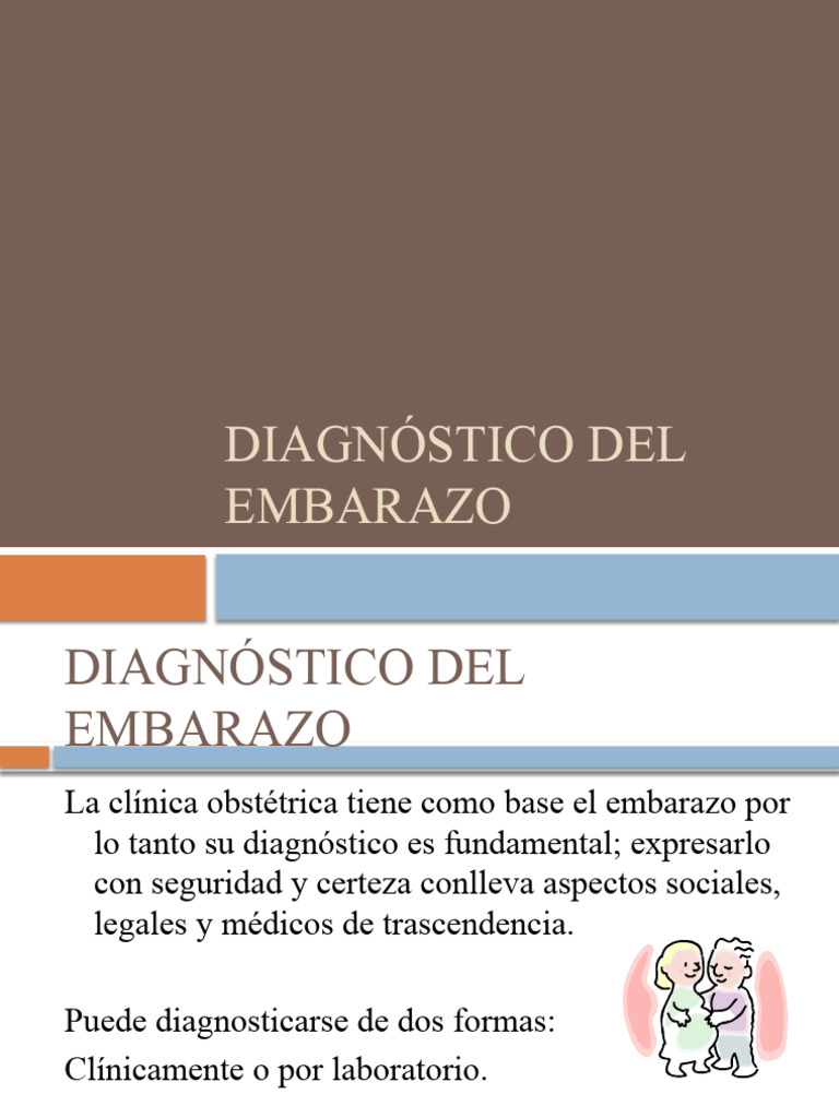 Diagnóstico de Embarazo | Descargar gratis PDF | El embarazo | Especialidades Medicas