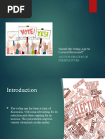 Voting Age Around The World | PDF | Reason | Elections