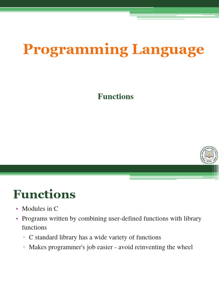 5 Functions Pdf Parameter Computer Programming Integer Computer Science